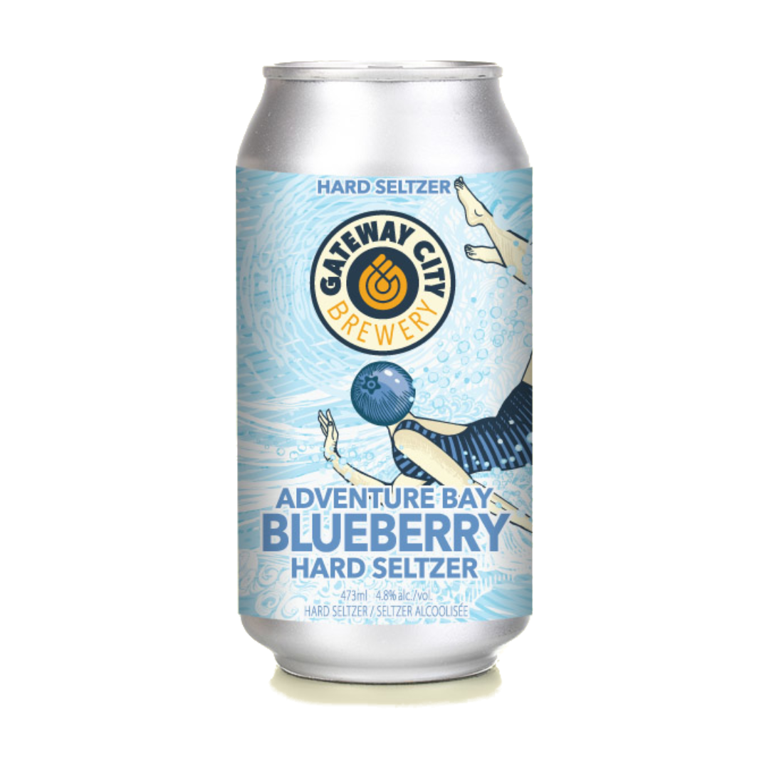 Adventure Bay - Blueberry Seltzer - 355ml – Gateway City Brewery