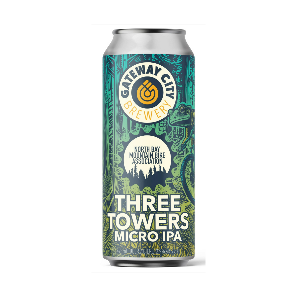 Three Towers - Micro IPA - 473ml is – Gateway City Brewery